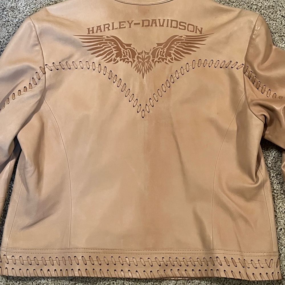 Harley Davidson Lamb Skin Leather Jacket - Gem